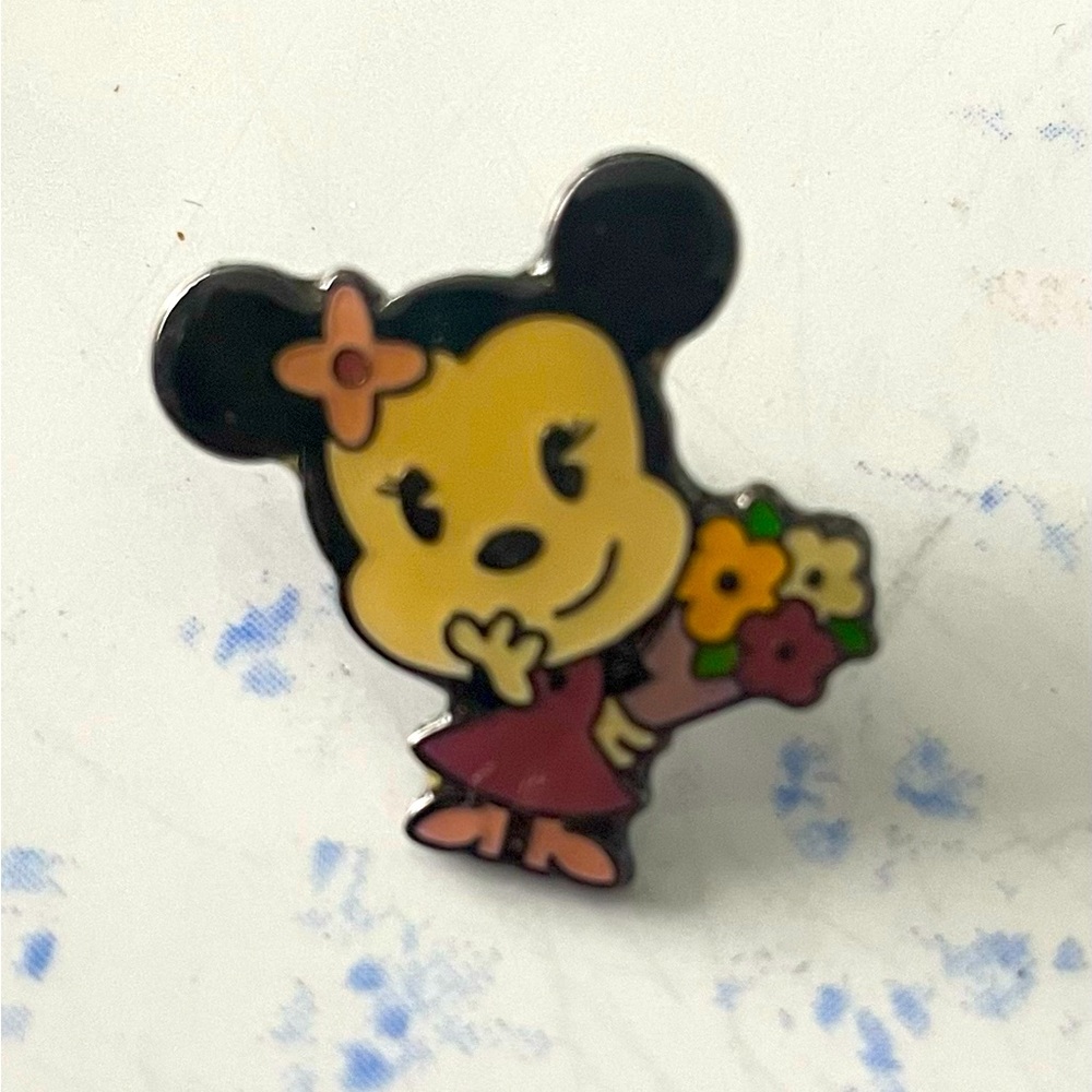 Disney Vintage Mini Babies - Minnie Mouse Pin - Gem